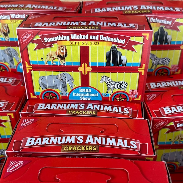 Animal Cracker Box Labels | Animal Cookies | Birthday Favors ...