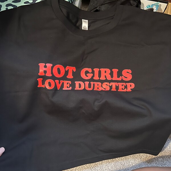 Hot Girls Love EDM Trap Crop Top (loose-fit) | Trendy Rave Wear for ...