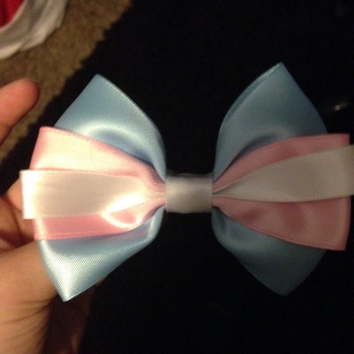 Transgender Pride Bow - Etsy