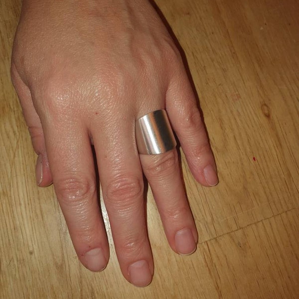 Isla Double Ring, Sterling Silver Ring, Layering Ring, Double Band Ring, Double Layer Ring ...