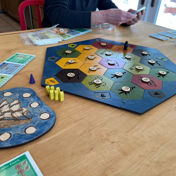 Wood Game Board | Essential Plus | 3-4 or 3-6 Player, Laser Cut ...
