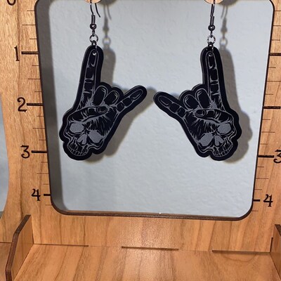 Rockers Skull Svg/ Rock N Roll Hand Sign Svg / Skull Rocker Svg - Etsy