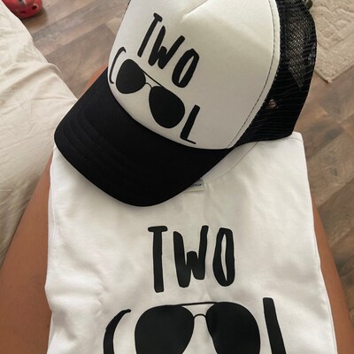 Two Cool Hat 2nd Birthday Hat Boy Two Hat 2 Year Old Boy - Etsy