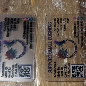 Transparent Business Card, Clear, QR Code, Pvc, Acrylic Frosty Plastic ...
