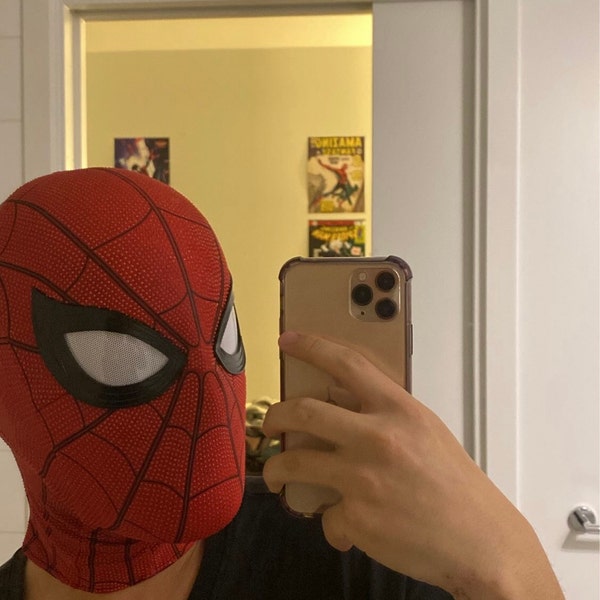 Spider-man Far From Home Mask,spiderman Mask,with Faceshell and Lenses ...