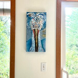 Whimsical Pelican. Beach Decor. Colorful Birds. Coastaldecor. Funky ...