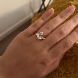 3.09CTW Radiant Cut Diamond Wedding Ring Set Radiant Bridal - Etsy