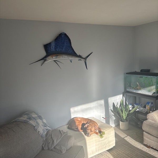 50” Barracuda Half Sided Fish Mount - Etsy