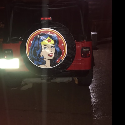 Wonder Woman Tire Cover - Etsy