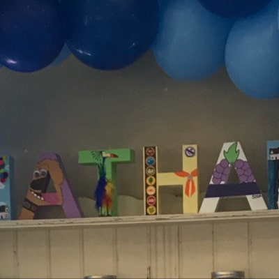 UP Movie Letters, up Pixar, up Birthday Party Decorations,up Movie Baby ...