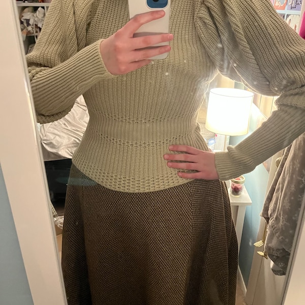 Sweater in Edwardian Victorian Style for Cycling Bicycle 1897 Leg of ...