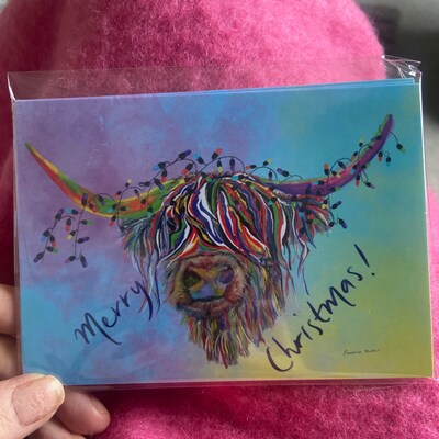 Christmas Cards, Highland Cows, Scottish, Scotland. UK, Multi Packs ...
