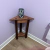 Solid Cherry Corner Table With Shelves - Etsy