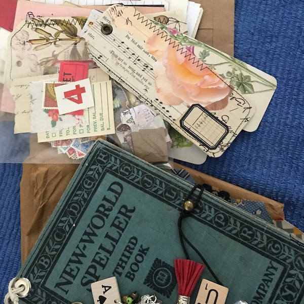 Vintage Ledger Paper Digital Download, math Book Set 1 - Etsy