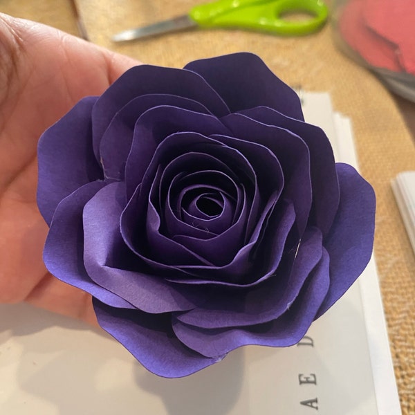Mini Paper Flower SVG - Paper Flower SVG for Cricut - Makes 3-4 ...