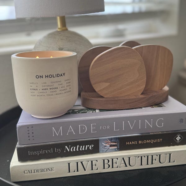 Wood Catch All Tray | Trinket Dish | Handmade | Walnut & Maple | Mid ...