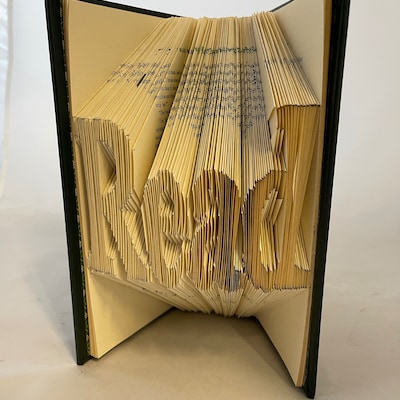 READ Book Folding Pattern 195 Folds 390 Numbered Pages. PDF Digital ...