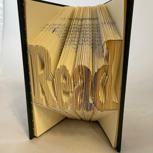 READ Book Folding Pattern — 195 Folds (390 Numbered Pages). PDF Digital ...