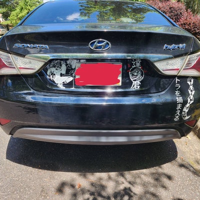 Cursed Oni Demon Jdm Cars Stickers, Multicolored Jdm Car Accessories ...