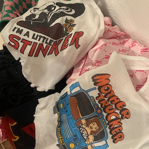 Ribbed Tank With Lil Stinker Vintage Inspired Graphic - Etsy