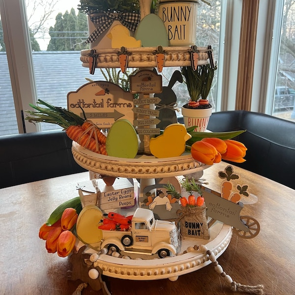 Candy Cane Crates/candy Dishes/tiered Tray Decor/christmas Tray/fake ...