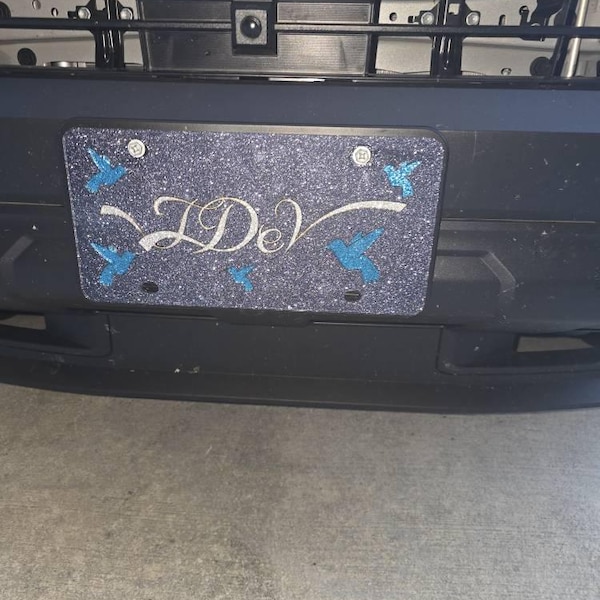 Custom (can Do Any Name) Mirror Laser License Plate Silver/rednew!! - Etsy