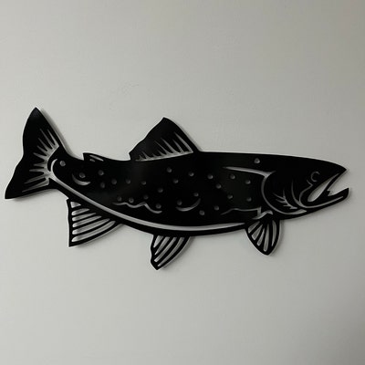 Trout Fish DXF Cut File for CNC Plasma Instant Download - Etsy