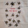 Furry Fuzzy Bumble Bee Embroidery Design Pattern, Instant Download for ...