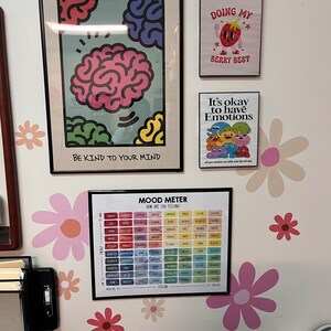 Retro Mental Health Posters, Set of 20 Prints, Therapy, Counseling ...