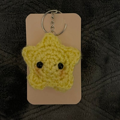 Kawaii Star Crocheted Keychain, Amigurumi , Cute Bag Charm, Accessories ...