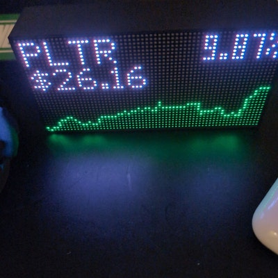 Crypto Ticker Stocks Forex LIVE Price Wifi LED Display - Etsy UK
