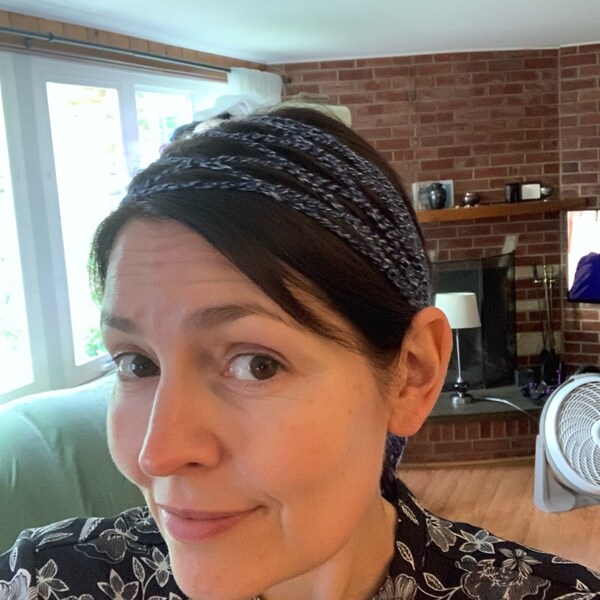 Gypsy Head Scarf Wrap, Crochet Skinny Headscarf, Hippie Hair Band ...