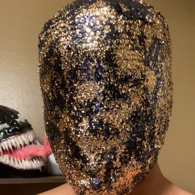Super Nova High End Haute Couture Face Mask Covered in Pure - Etsy
