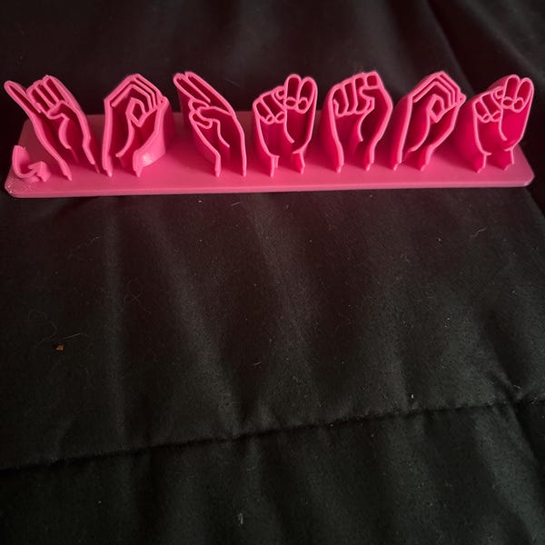Custom 3D Printed Personalized Desk Name Plate - FREE SHIPPING! - Etsy