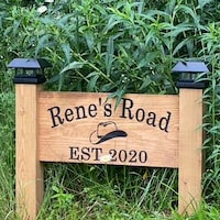 Personalized Driveway/entrance Signs, Made to Order - Etsy Canada