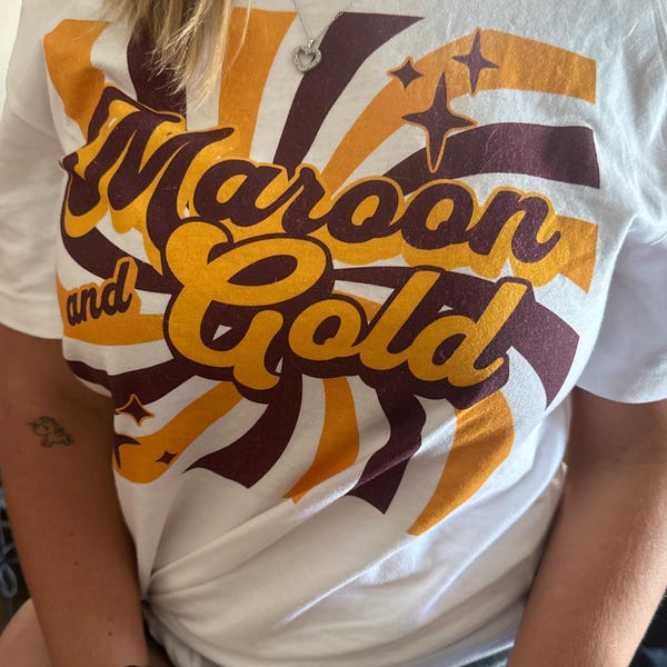 Digital Download Maroon and White Spirit PNG, Mascot JPEG, Favorite ...