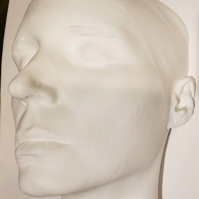 JOHNNY DEPP Made to Order Actor Plastic White Resin Life Mask ...