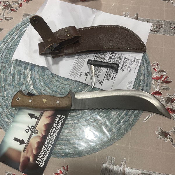Handmade Custom Machete Knife Camping Knife With Sheath Hunting Gifts ...