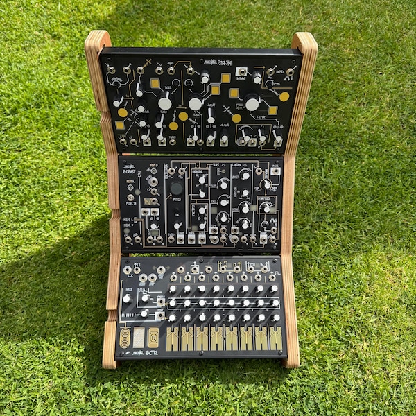 Intellijel Cascadia Custom Stand With Wrist Pad Rack Solid Walnut Wood ...