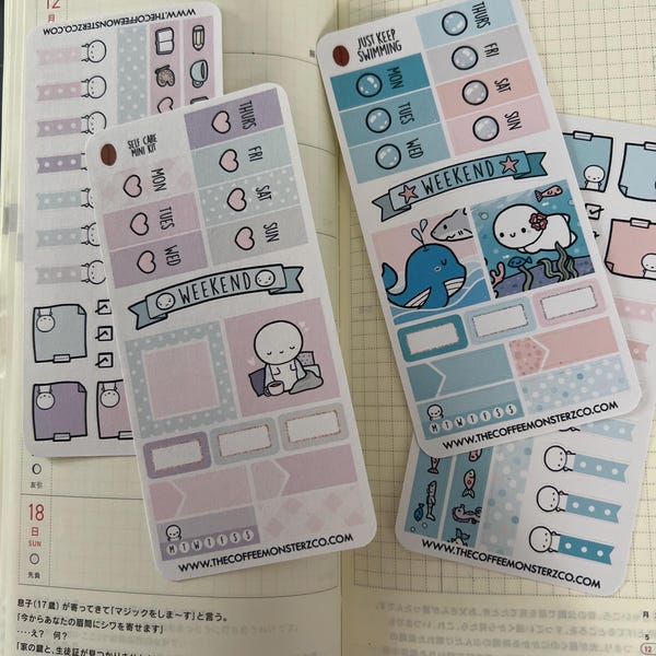 CAT LITTER BOX Reminder Planner Stickers - Etsy