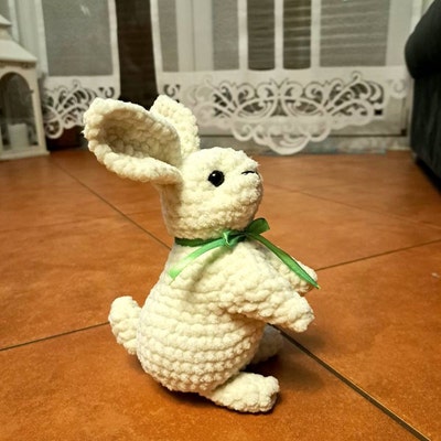 Crochet Pattern Baby Cute Rabbit / Crochet PATTERN Plush Toy ...