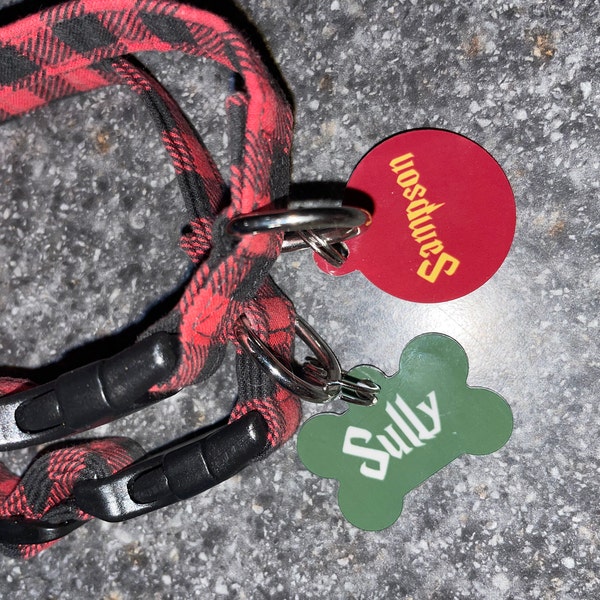 Personalized Wizard Dog Tag - Wizard Pattern 3, Wizard Pet Tag - Double ...
