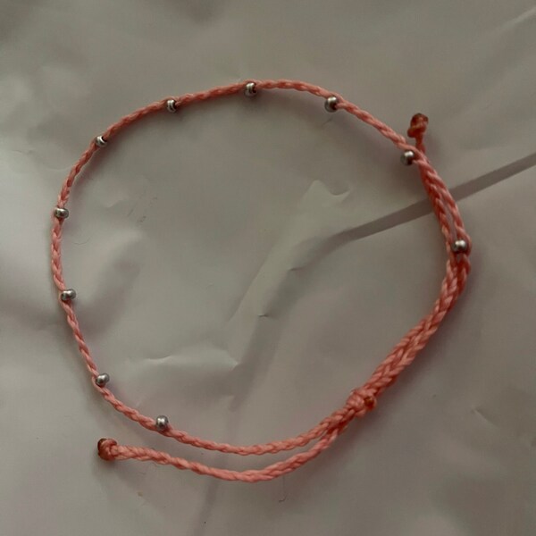 Anklet Waterproof String Delicate Beaded Anklet - Etsy