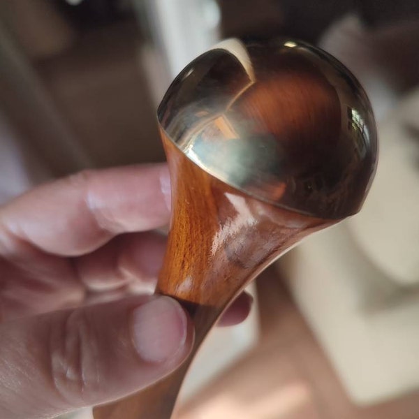 Original Ayurveda Kansa Wand Massager Tool With Teak Wood Handle (size ...