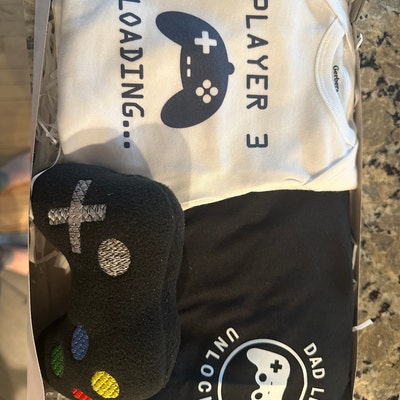 Player 3 Loading Gamer Pregnancy Announcement ONESIE® Pregnancy Reveal ...