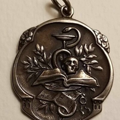 Antique Virgin Mary Ex Voto, Victorian Religious Shield, Offered by ...