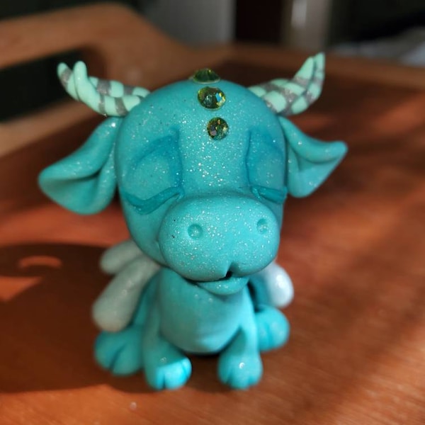 Purple Leopard Print Baby Dragon - Etsy
