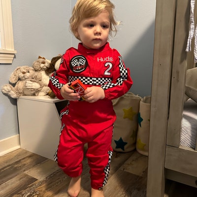 Custom Race Suit-race Car Birthday-halloween Costume-1st Birthday Gift ...
