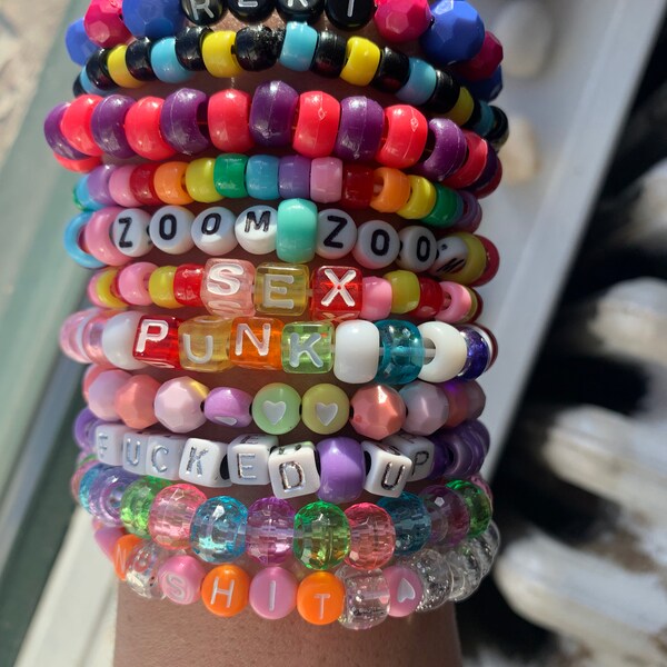 Cow Kandi Bracelet, Rave Wear Accessories, Funky Kandi Bracelets, Fun ...