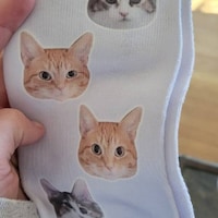 Custom Face Socks Cat Socks Dog Socks Pup Socks Picture - Etsy